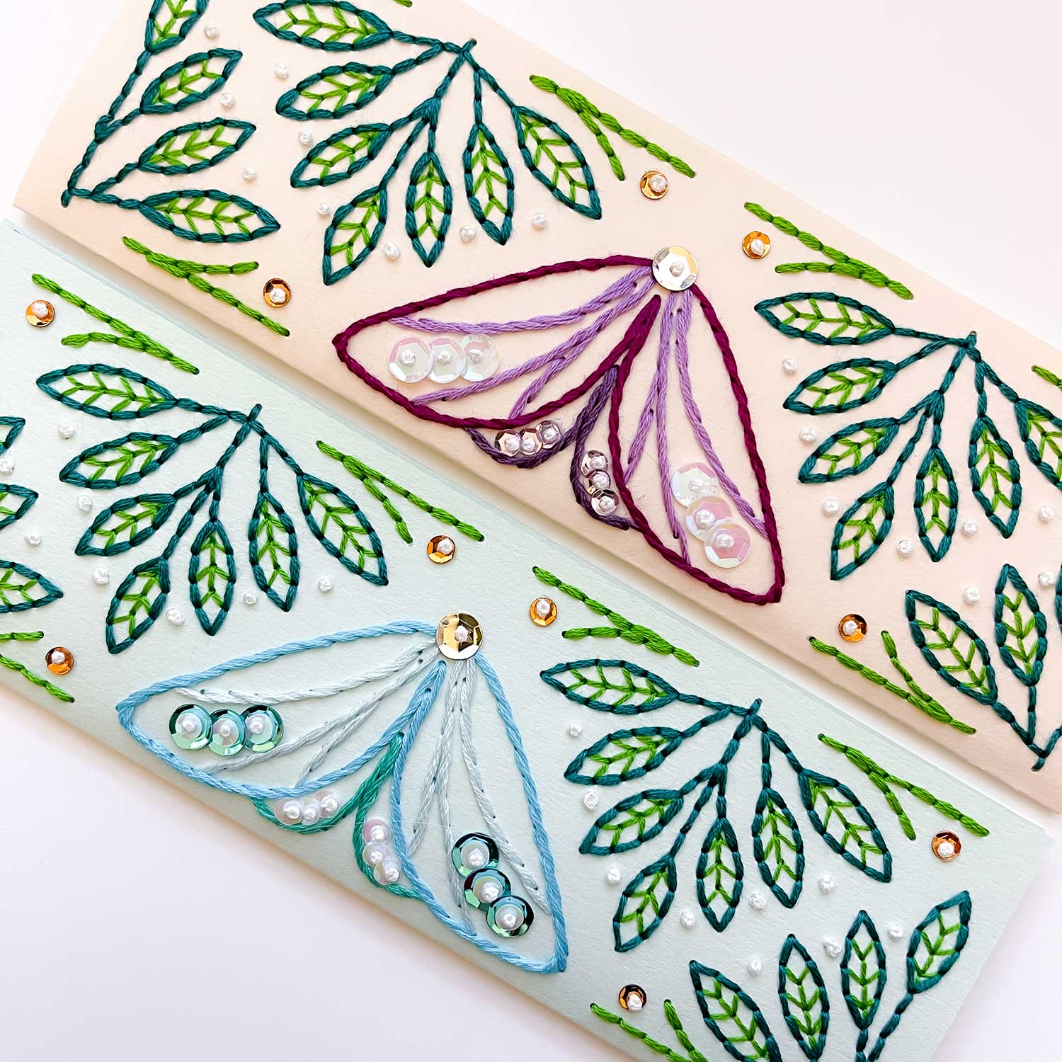 Flutter & Flora Bookmark – Flourishing Fibers