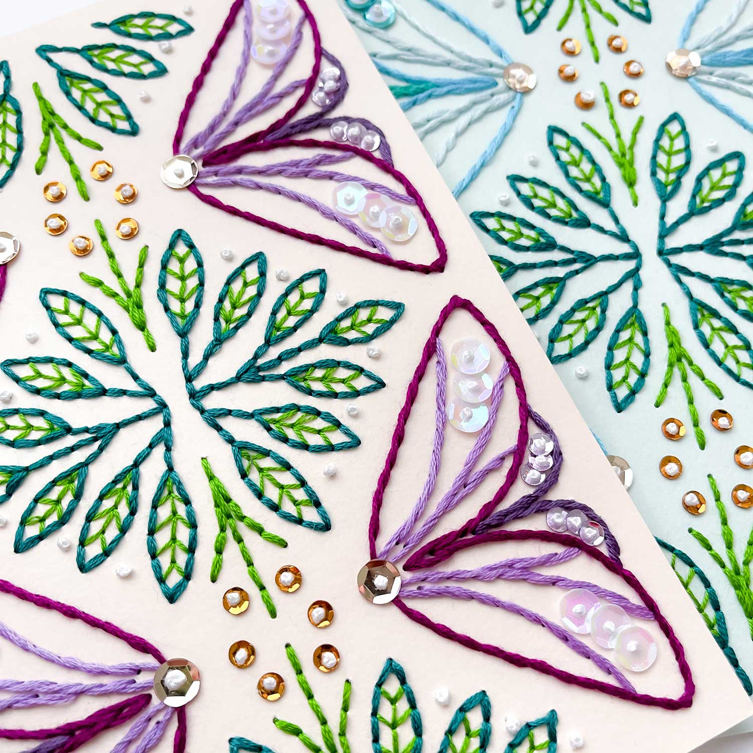 Flutter & Flora Card w/Envelope – Flourishing Fibers