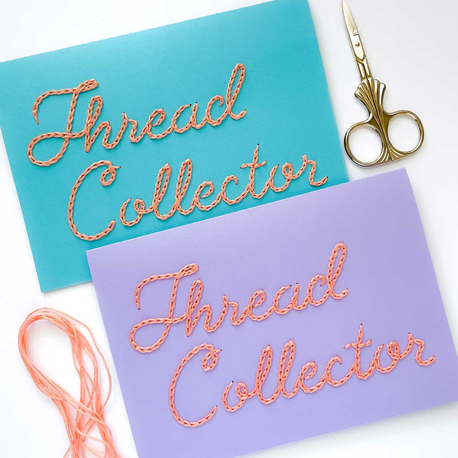 Thread Collector Card w/Envelope – Flourishing Fibers