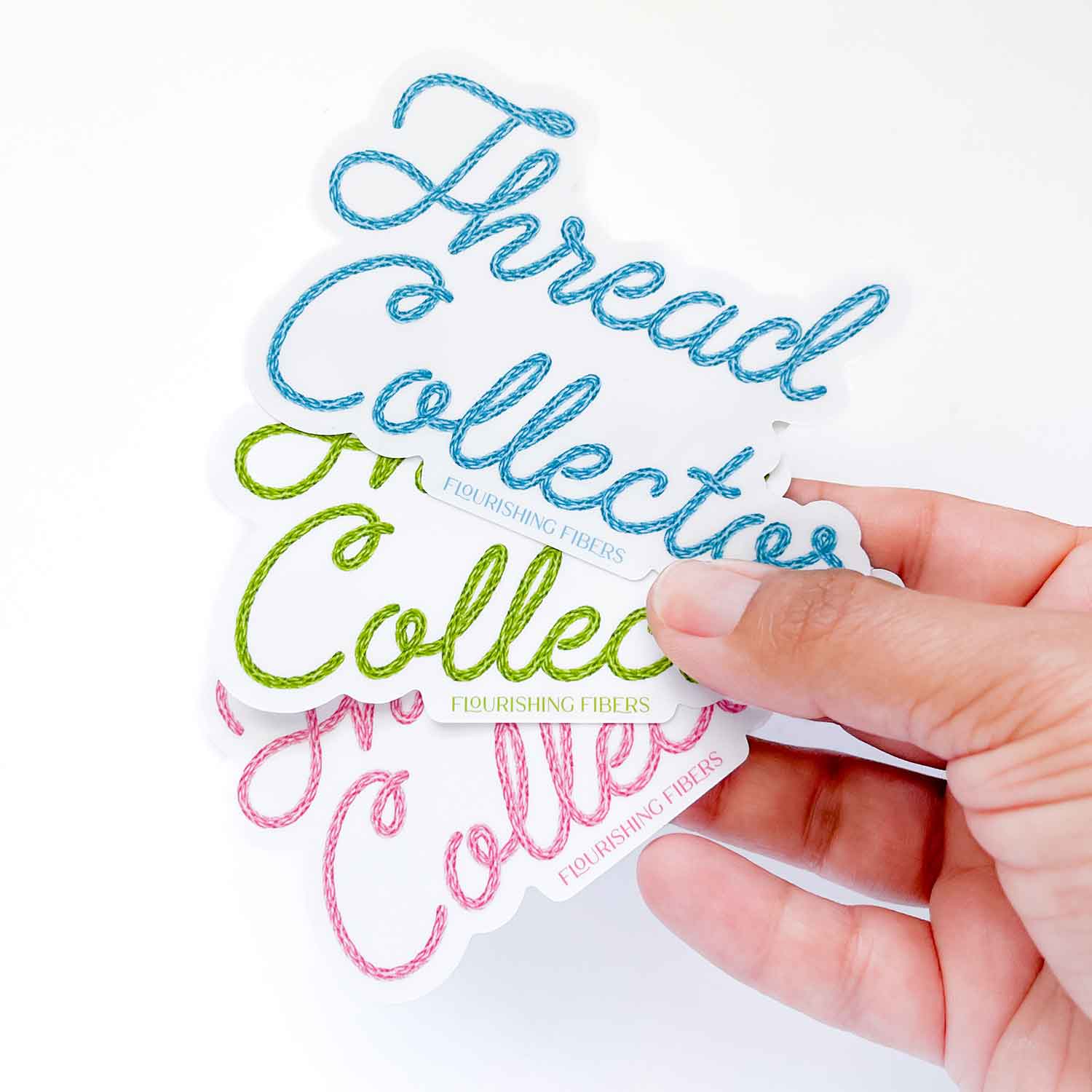 Thread Collector Sticker – Flourishing Fibers